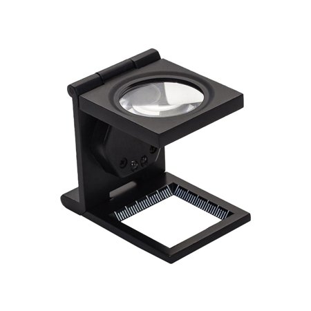 YellowDell 10X Cloth Textile Fabrics Inspection Magnifier Scale ...