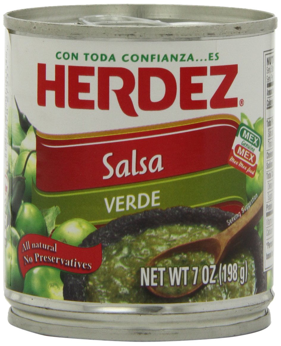 Herdez Green Salsa Verde, 7-Ounce Cans (Pack of 12) - Walmart.com