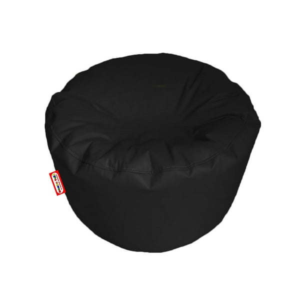 Sillón Puff Mundo Puff Circular Chico 65 x 35 cm negro Chico Mundo Puff ...