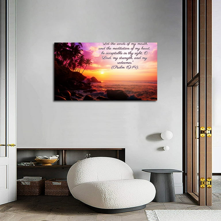 Bible Verse Canvas Art