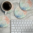 Thirstystone "Seaside Sea Life" 4Pack Round Absorbent Stone Coasters ...
