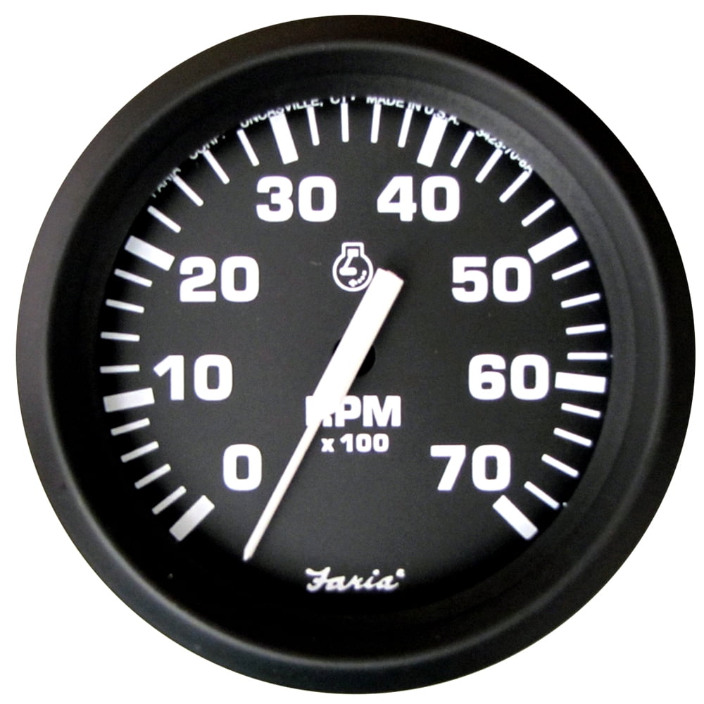 Faria Euro 4 Gauge Tachometer (7000 RPM), Motor Chile | Ubuy