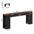 Finmind 86.6-Inch Extra Long Console Tables for Entryway, Narrow Long ...
