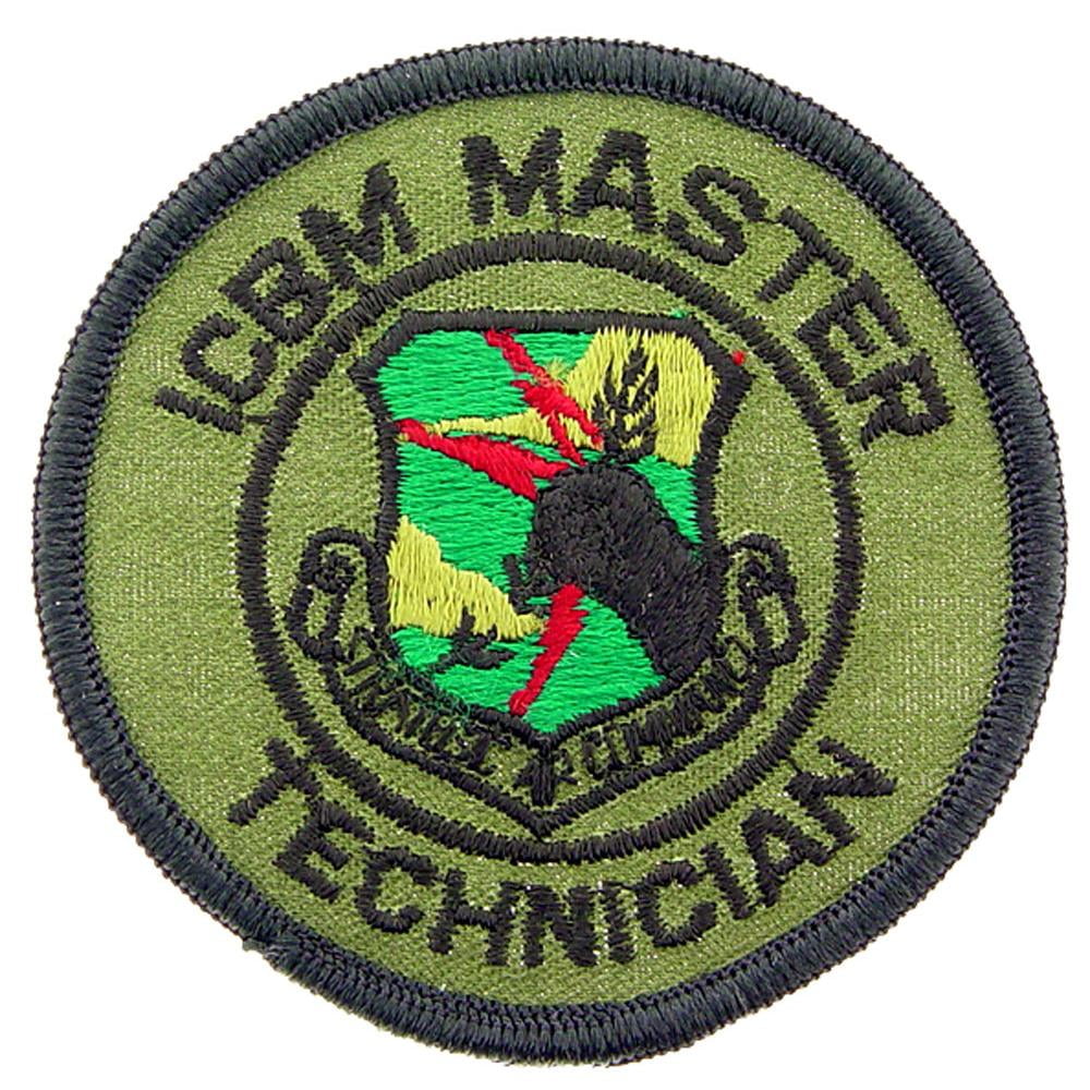 U.S. Air Force ICBM Master Technician Patch Green 3" - Walmart.com