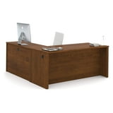 Bestar Embassy L-Shaped Computer Desk with Filing - Walmart.com
