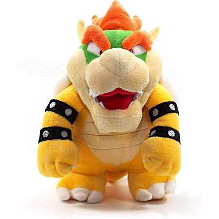 Pristine 10" Super Bowser Standing King Bowser Soft Plush Doll Toy 10 ...
