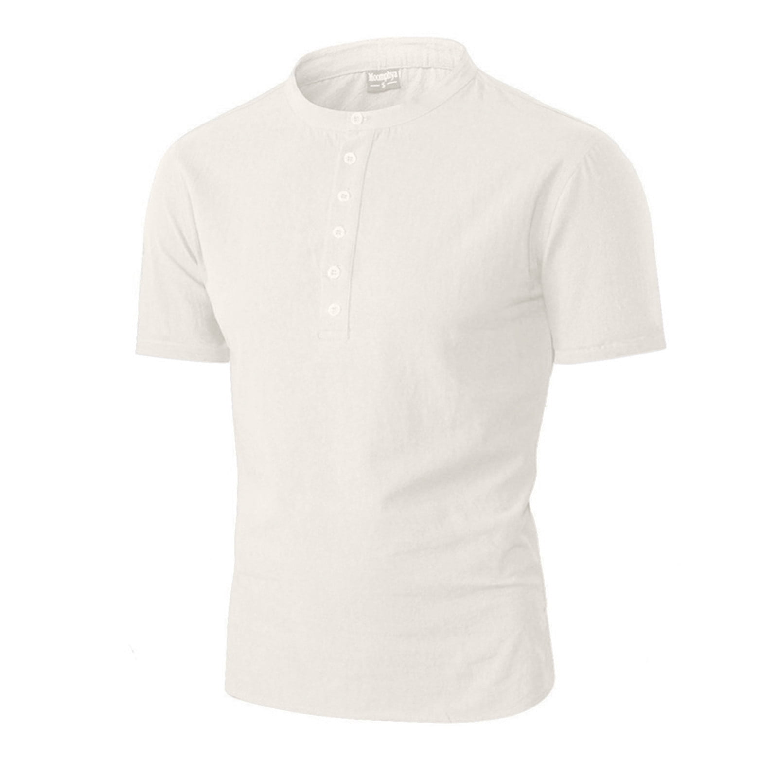 Click here for Rkstn Mens Shirts Short Sleeve Summer Cotton Linen... prices