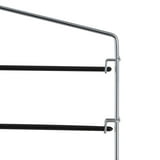 Organize It All Neu Home Chrome Slack Rack with 5 Tiers and Swing Arm ...