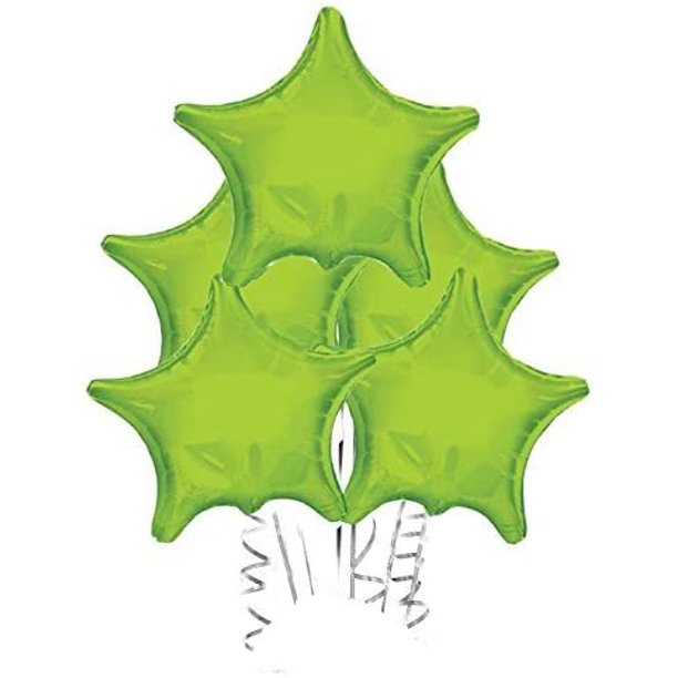 PMU Lime Green Star Balloon (22 Inch Mylar) Pkg/1 - Walmart.com