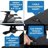 Mount-It! Standing Desk Converter | Height Adjustable Sit Stand ...