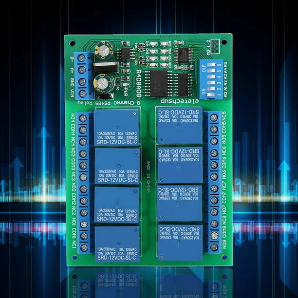 Relay, With Working Modes Expansion Module, PLC 8-Channel MODBUS ...