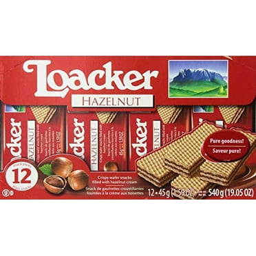 Loacker Classic Cocoa&Milk Wafers, Stick Chocolate Crème-filled Wafer ...