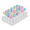 Handmade Clear Acrylic Cake Pop Display Stand – Holds 24 Pops – Dessert ...