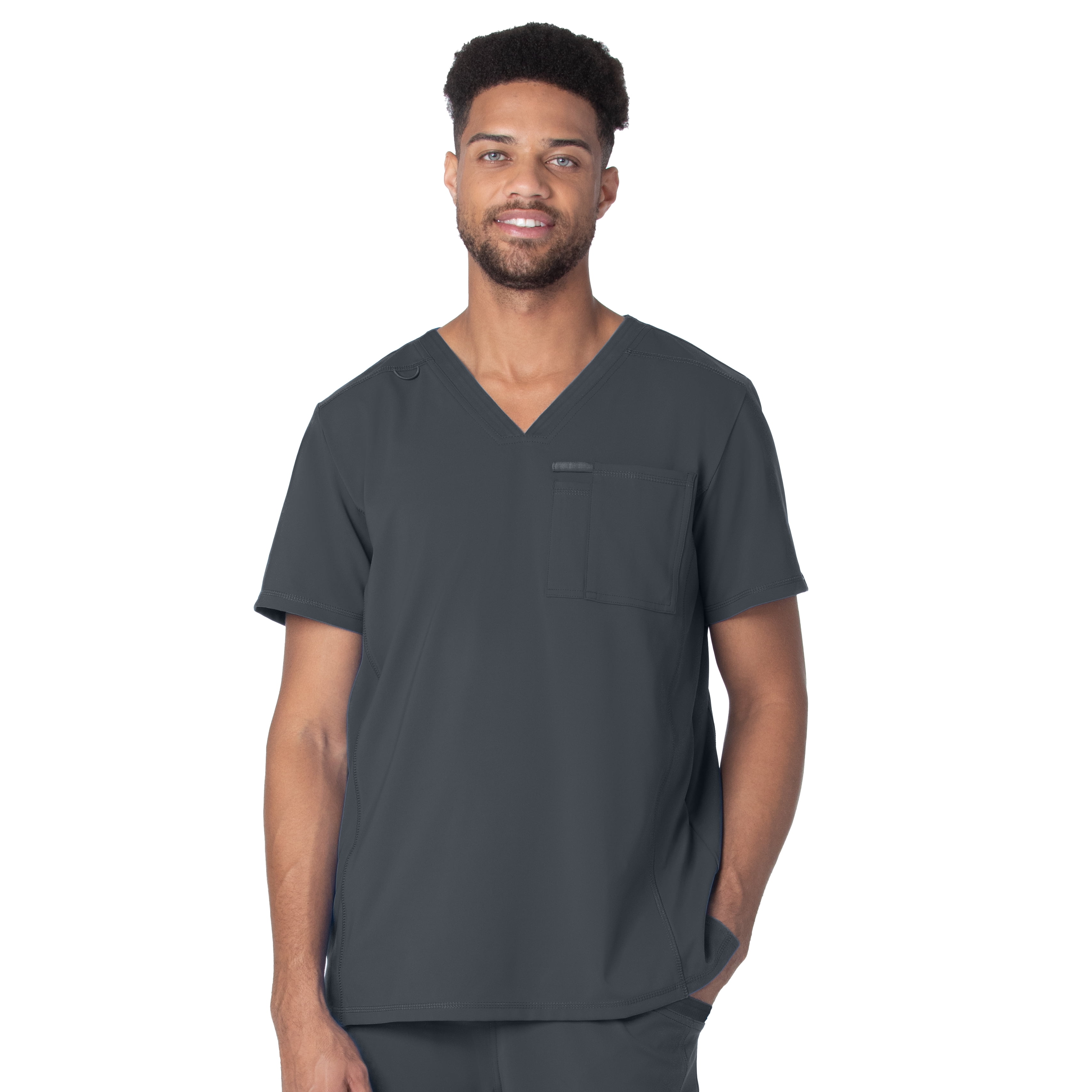 Urbane Impulse Tailored Fit Extreme Stretch 2-Pkt V-Neck Scrub Top for ...