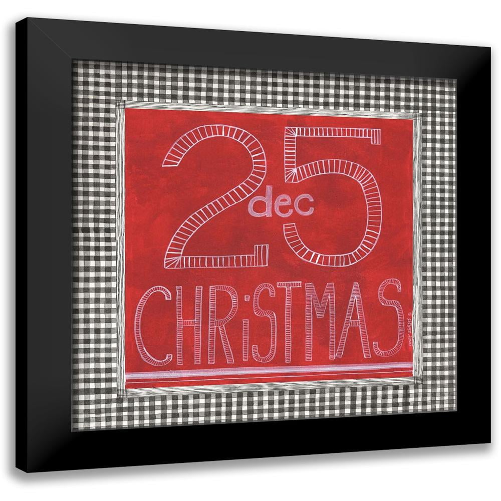 Shamp, Cindy 15x15 Black Modern Framed Museum Art Print Titled - Dec 25 ...