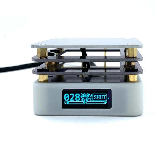 PD 65W Hot Plate OLED Display SMD Type-C Preheater For PCB Board ...