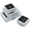 ANXPTIME Square Loose Display Package Box Metal Memory Sponge Gem Stone ...