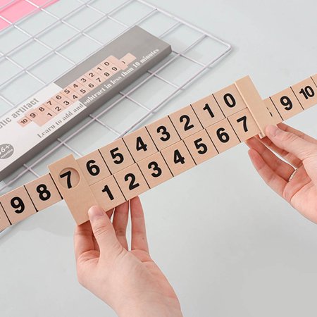 Wooden Math Arithmetic Addition Subtract Learning Ruler Math Learning ...