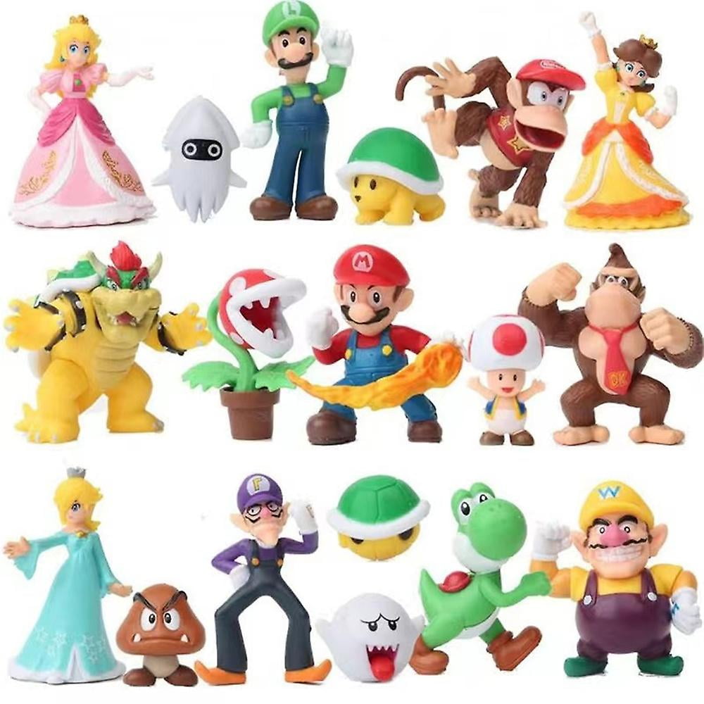 Click here for Dargone 18pcs/Set Super Mario Bros Figures Toys Ca... prices