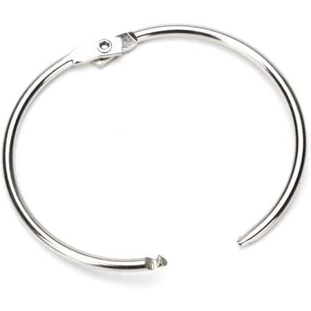 HTWW 2.5 Inch Loose Leaf Binder Rings 20 Pack Large Openable Metal Book ...