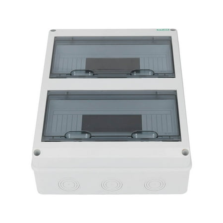 Circuit Breaker Box, 24 Way Distribution Protection Box Open Mounted ...