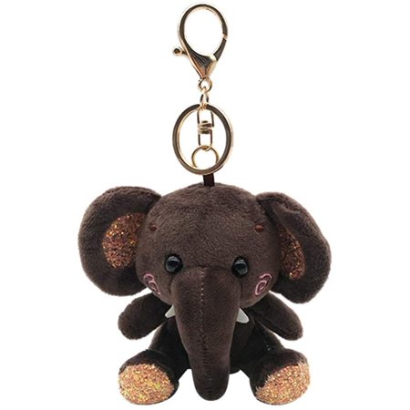 Keychain Plush Elephant Doll Key Holder Pendents Cute Cartoon Bag ...