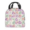 Cat Lunch Bag With Cute Cartoon Insulated Lunch Box Thermal Cooler Tote ...