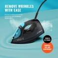 Pursteam SteamBurst+ 1750W Steam Iron, Ceramic Soleplate, Adjustable ...