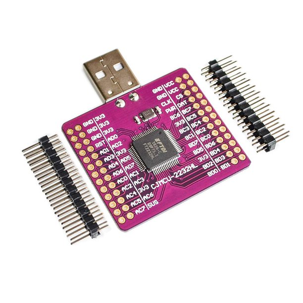 CJMCU-2232 FT2232 HL USB to UART FIFO SPI I2C JTAG RS232 Module ...