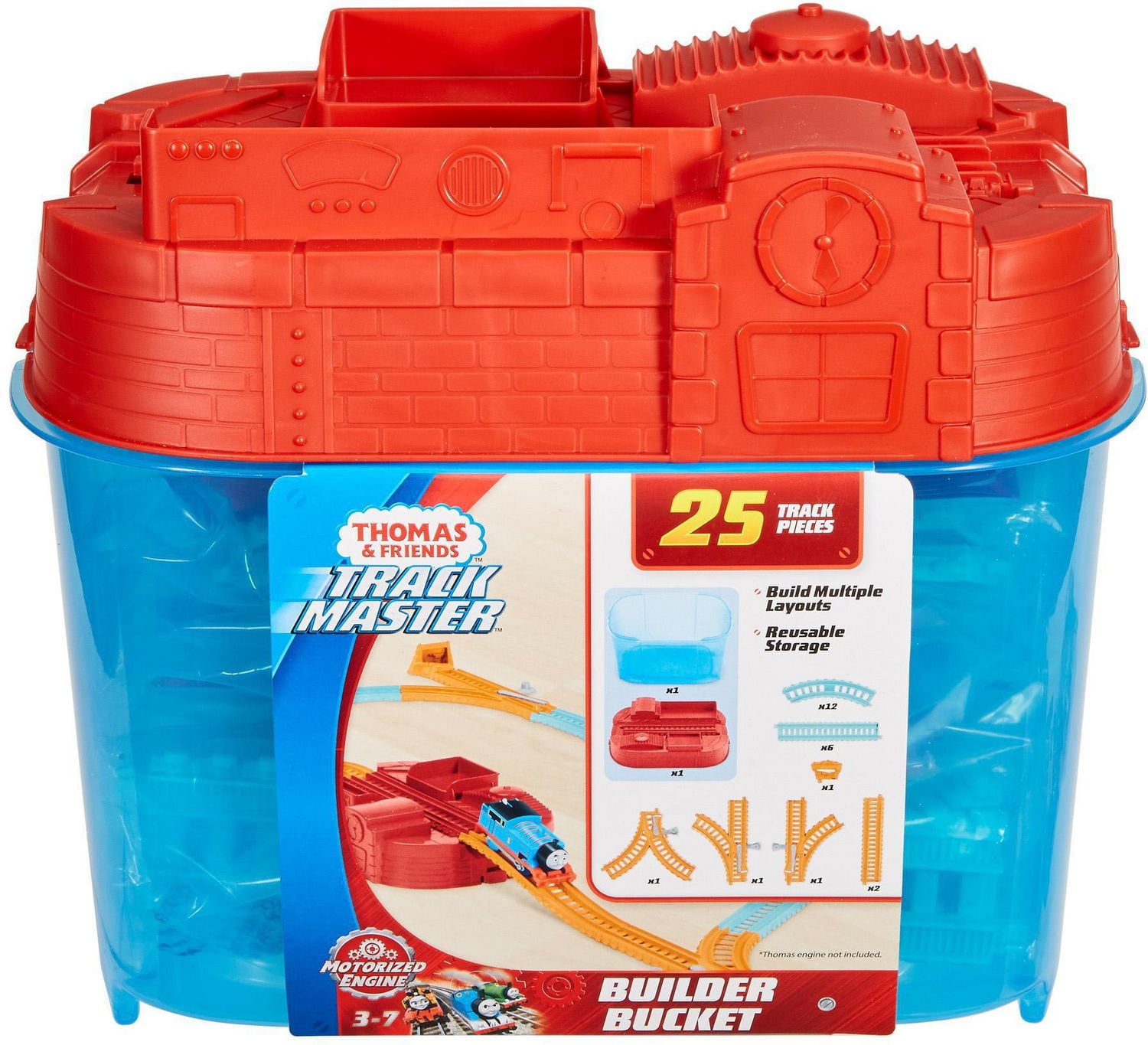 Thomas & Friends TrackMaster Builder Bucket - 25 Pieces - Walmart.ca