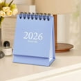 PpgejGEK Mini Desk Calendar for 2026, Compact English Desktop Ornament ...