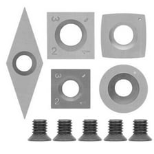 VEVOR 3PCS 5/8 in Lathe Turning Tool Indexable Carbide Inserts with ...