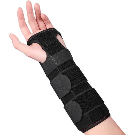 Wrist Splint, Wrist Splint with Detachable Aluminum Bar and Adjustable ...