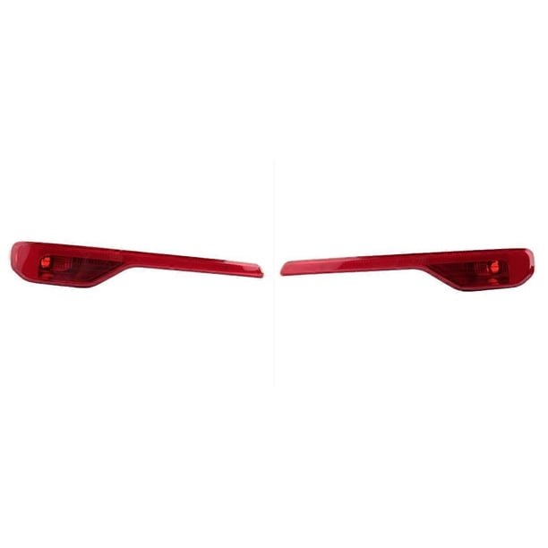 Car Rear Bumper Light Housing Without Bulbs Bumper Reflector Plate ...