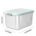 Usmixi Damp Proof Sealed Rice Bucket, Kitchen Organizer (With Measuring ...