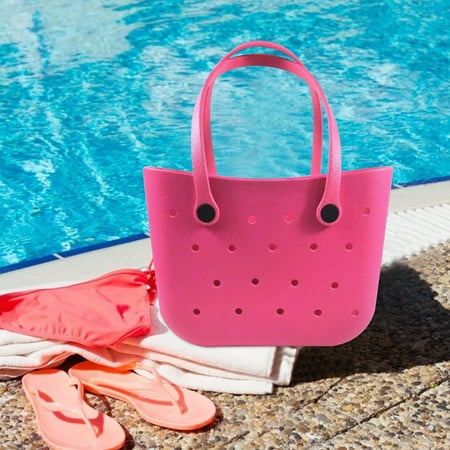 Portable Beach Pool Storage Basket Plastic Storage Basket With Storage ...