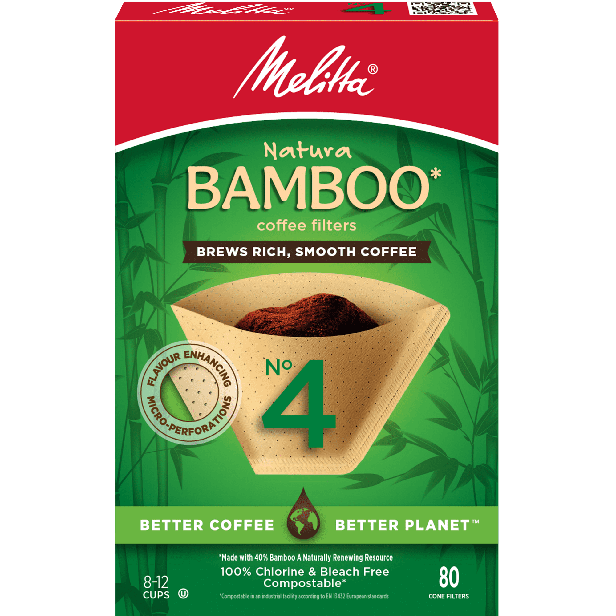 Click here for Melitta #4 Bamboo Coffee Filters prices