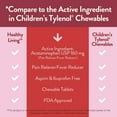 Healthy Living Kids Chewable Acetaminophen, Pain Reliever & Fever ...