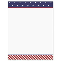 Current Stars and Stripes Patriotic Letter Papers - Set of 25, American ...