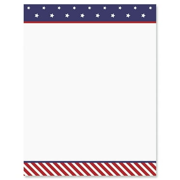 Great Papers! Patriotic Letterhead, 80ct - Walmart.com