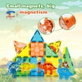 FunMagic Magnetic Tiles Dinosaur Toys, STEM Building Blocks with 3D ...