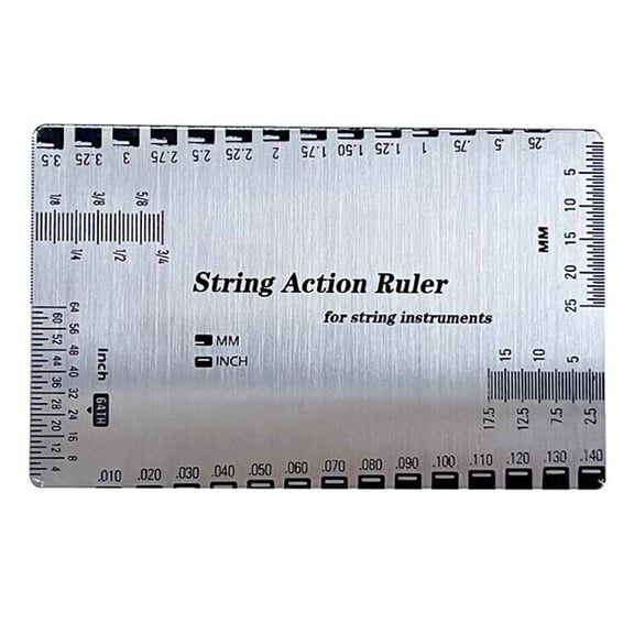 Ladaidra Brown fhgksm Guitar String Action Gauge Ruler, Guitar Height ...