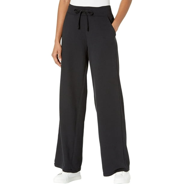 Hanes Alternative Women's Cotton Modal French Terry Wide Leg Pants ...