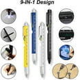 One Pen Nine Functions, 9 in 1 Multitool Pen with LED Light, Multi Tool ...