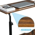 Hassch Small Bedside Workstation - Adjustable Height Laptop Table with ...