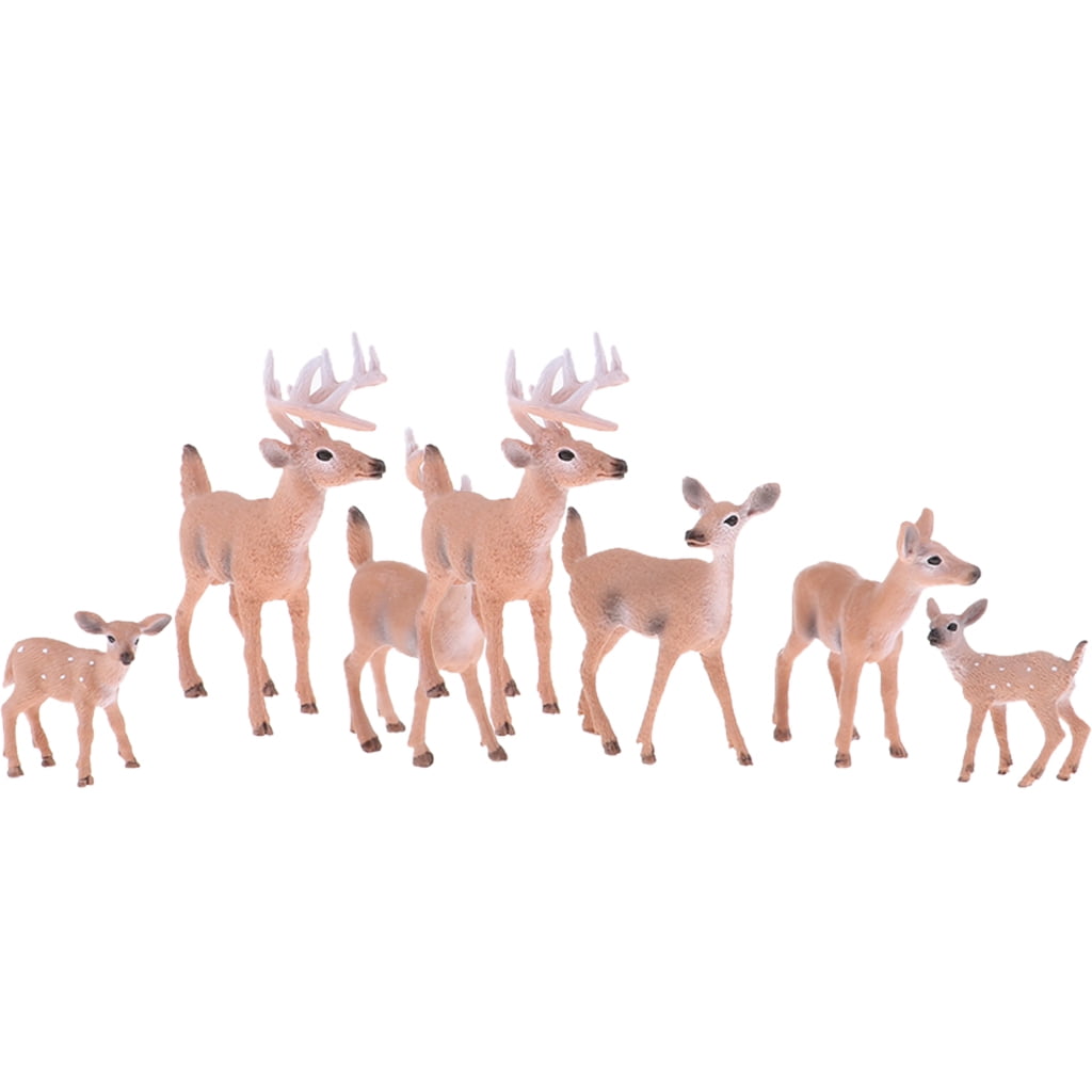 Educational Toys Collectibles Dear Animal Figurine Kids Pack of 6 ...