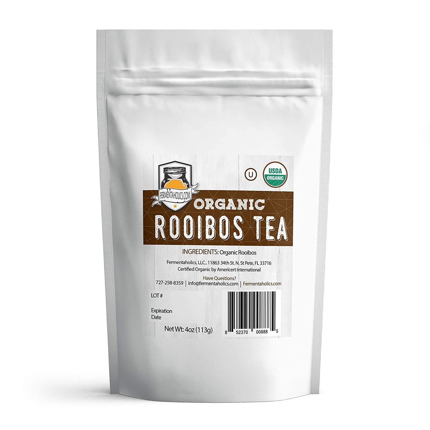 Organic Loose Leaf Rooibos Tea - Perfect for Kombucha Brewing - Walmart.com
