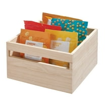 "Make Market® 18"" Stackable Natural Wooden Bin for Indoor Use ...