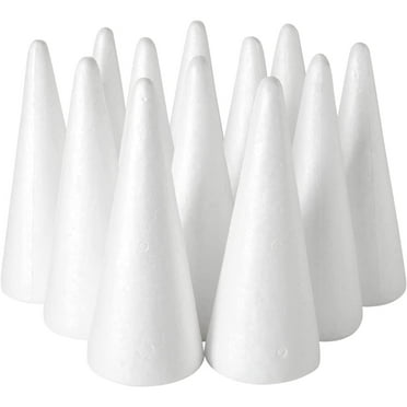 8pcs Foam Cone Polystyrene Cone Shapes Tree Crafts Table Centerpiece ...