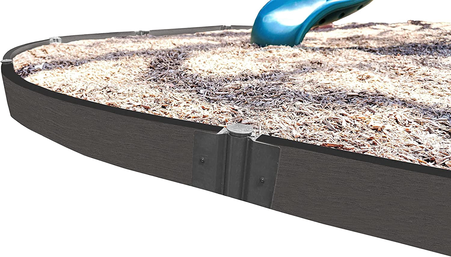 WEATHERED WOOD Curved Playground Border 16’ – 2” Profile - Walmart.com